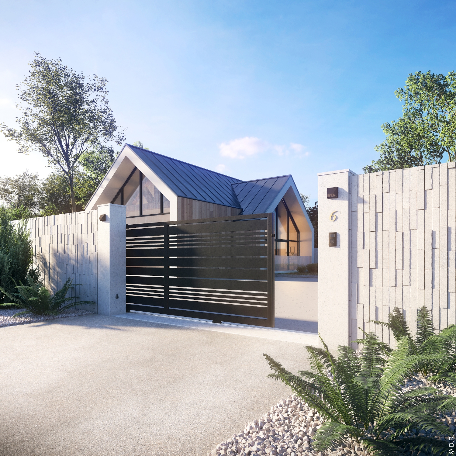 Nouveaux portails design et tendance, cap sur votre entrée ! - Maison ...